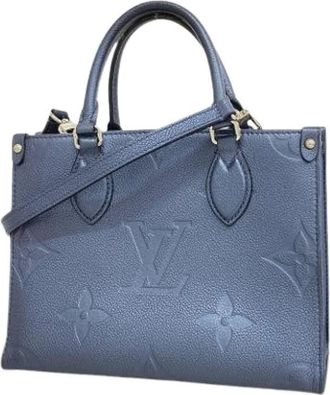 Louis Vuitton Sac &agrave; main vintage en toile Pre-owned - Femme - Pre-owned - Bleu - Taille: ONE Size