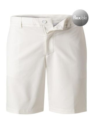 HUGO BOSS Herren Shorts wei&szlig; Mikrofaser