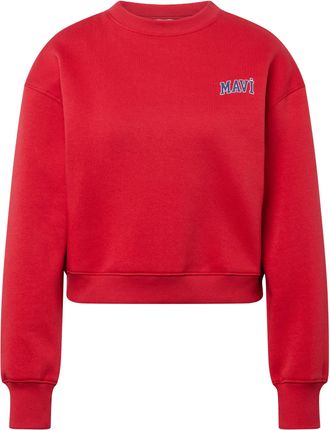 Mavi Damen Pullover Regular LOGO SHORT SWEATSHIRT Cropped Sweatshirt Logo