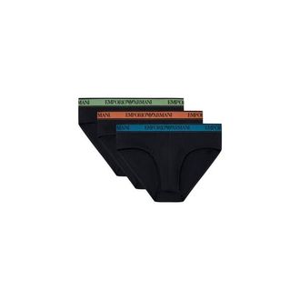 Emporio Armani Lot de 3 slips en coton m&eacute;lang&eacute;