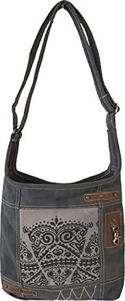 Sunsa Femme Hobo Sac à Main en Toile et Cuir - Grand Sac à Épaule Vintage, Sac à Bandoulière en Toile, Crossbody - Produits Durables, Idées Cadeaux pour Fem