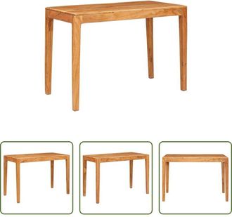 vidaXL vidaXL Akazienholz Esstisch - Esstisch Braun 110 x 55 x 76 cm Massivholz Akazie