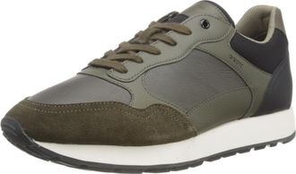 Geox U VICENDA D Sneaker, Military/Black, 39 EU