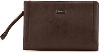 Burberry Clutches - Leather Clutch - Gr. unisize - in Braun - f&uuml;r Damen