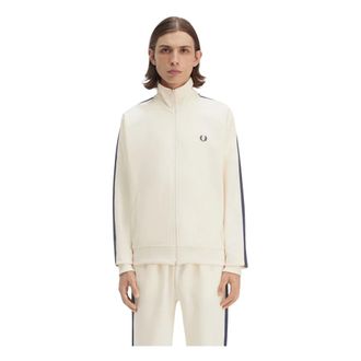 Fred Perry Herren, Sweatshirts & Hoodies, Wei&szlig;, XLGr&ouml;&szlig;e