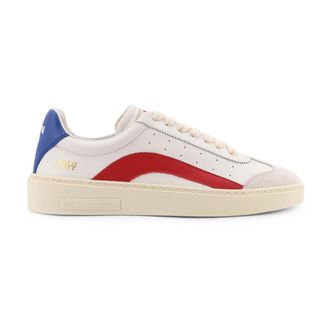 Dsquared2 Italienische Ledersneaker mit Logo - - Shoes - Herren - Mehrfarbig - 42 EU