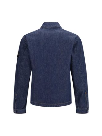 Stone Island Research Denim Jacket - Blue