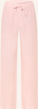 120% Lino 120%Lino Leinenhose rosa