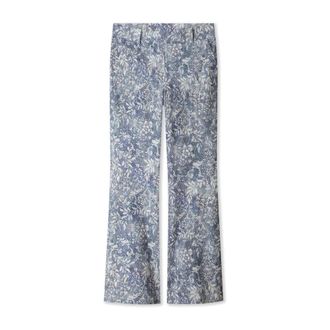 Hart by Helena Hart Flair Print Deni Marine Hose - - Trousers - Damen - Blau - M