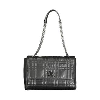 Calvin Klein Polyester Schultertasche - - Bags - Damen - Schwarzk - ONE SIZE
