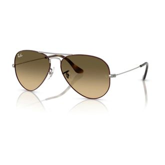 Ray-Ban unisex, Accessoires, Brun, Taille: 58 MM Lunettes de soleil Aviator