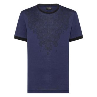 Billionaire Boys Club Homme, Tops, Bleu, Taille: S T-shirt Col Rond Blason
