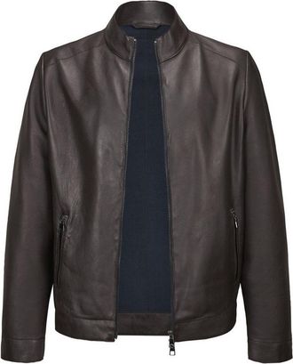Milestone Lederjacke MSAndrew mit raffinierten Nahtdetails und feinstem Material aus Lamm Leder