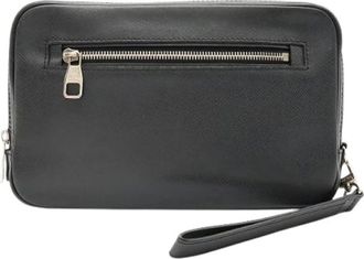 Louis Vuitton Pre-owned Sacoche Taiga - Homme - Pre-owned - Noir - Taille: ONE Size