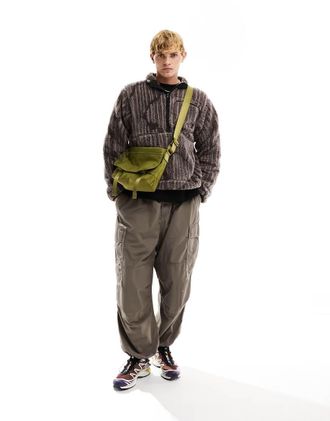 The North Face Extreme Pile - Polaire &eacute;paisse 1/4 zipp&eacute;z &agrave; imprim&eacute; montagne - Gris