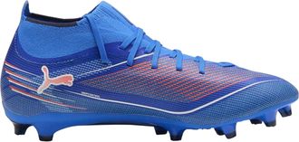 Puma Ultra 5 Match Fu&szlig;ballschuhe mit festem Boden f&uuml;r Herren (Blau/Wei&szlig;)