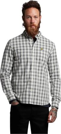 Lyle & Scott Chemise en popeline &agrave; carreaux - Homme - Chemises - Multicolore - Taille: XL