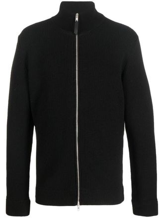 Maison Margiela cardigan à fermeture zippée - Noir