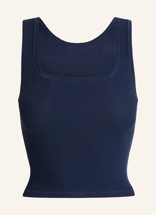 SKIMS Skims Top Cotton Rib blau