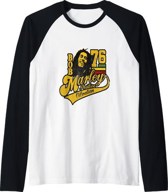 Bob Marley Positive Vibrations Fußball Raglan