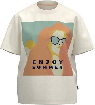 Trigema T-Shirt TRIGEMA T Shirt mit Druck Enjoy Summer (1-tlg)
