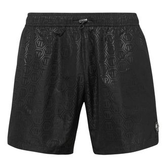Philipp Plein Beachwear Short Hosen - - Swimwear - Herren - Schwarzk - 2XL
