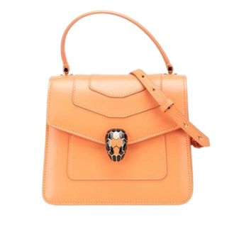 Bulgari Sac &agrave; main Vintage Pre-owned - Femme - Pre-owned - Orange - Taille: ONE Size