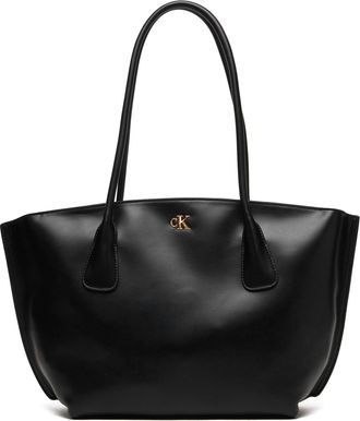 Calvin Klein Handtasche Calvin Klein Ck Medium Dome Tote LV04F3344G Schwarz
