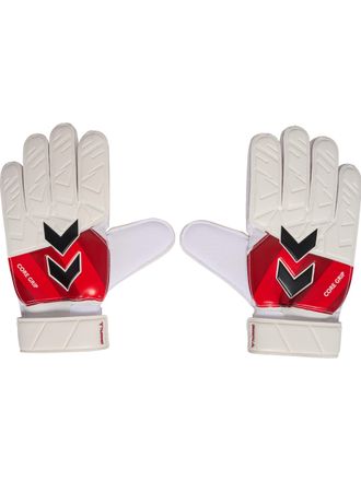 Hummel Hmlgk Gloves Core Grip Unisex Erwachsene Fußball Spielerhandschuhe, 11, White/RED/Black