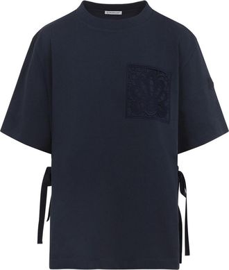Moncler T-Shirt - Bleu Fonc&eacute;