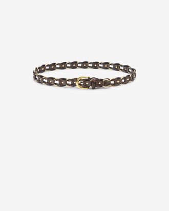 Isabel Marant Lederg&uuml;rtel Bali - Damen - Mocha - Gr&ouml;&szlig;e 75 - Isabel Marant