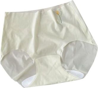 Generic Culotte sans Couture Femme Culotte Femme sans Couture Culotte Femme De Classique Taille Mi-Haute Grande Taille Protection Physiologique Pure Crotch Re