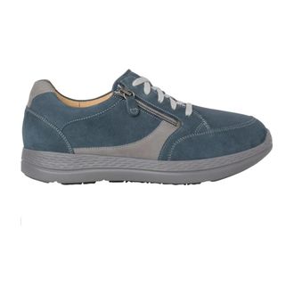 Ganter Breiter Lace-Zip Sneaker in Blau - - Shoes - Herren - Blau - 40 1/2 EU