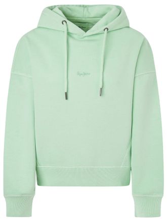 Pepe Jeans London Damen Lynette Hoodie Kapuzenpullover, Grün (Acid Menta Green), XL
