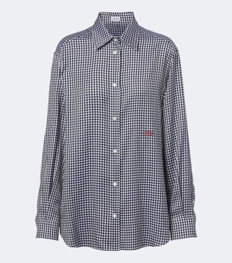 Loewe Hemd aus Seiden-Twill