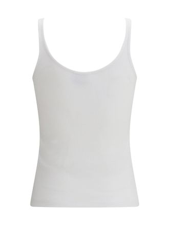 Off-white Womens Tank Top Off Stamp White-Black Cotton White/black