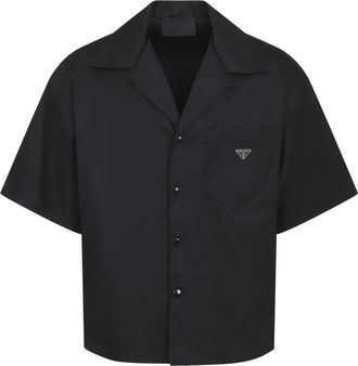 Prada Herren, Shirts, Schwarzk, SGr&ouml;&szlig;e