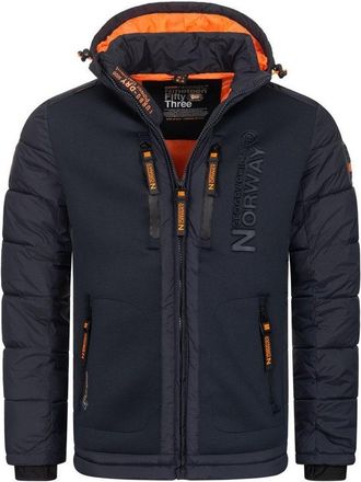 Geographical Norway Steppjacke Winter Jacke Parka Steppjacke Kapuzenjacke Outdoorjacke Warm gesteppt