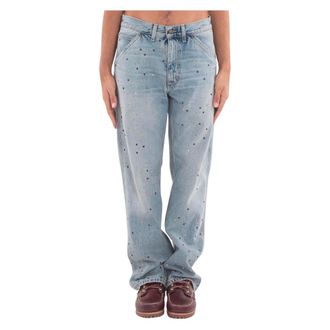 Haikure Homme, Jeans, Bleu, Taille: W32 Artie Authentic Wash Rhinestones Jeans