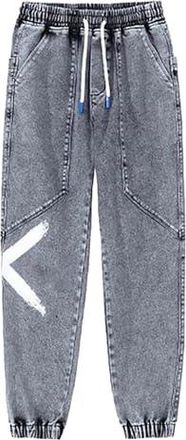 Generic Jean Homme Regular Jeans Pantalon Jeans Homme Casual en Grande Taille avec Taille &Eacute;lastique et Coupe Large pour Confort et Style