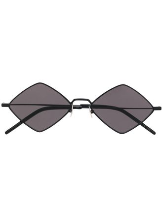 Saint Laurent Eyewear lunettes de soleil Lisa &agrave; monture losange - Noir