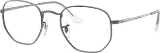Ray-Ban unisex, Accessoires, Gris, Taille: 48 MM Hexagonal Optical Frame