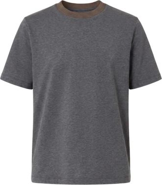 PESERICO Homme, Tops, Gris, Taille: L T-shirt avec logo imprim&eacute;