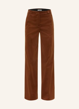 Dorothee Schumacher Dorothee Schumacher Marlenehose Elegance Softness Aus Samt braun