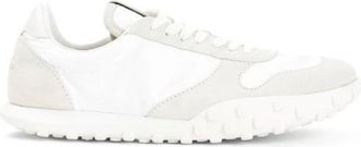 Jil Sander Homme, Chaussures, Blanc, Taille: 40 EU Baskets Basses en M&eacute;lange de Mati&egrave;res