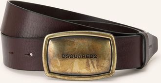 Dsquared2 Lederg&uuml;rtel braun