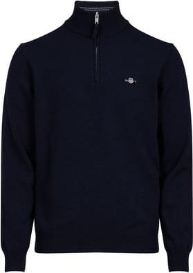 GANT Pull col montant zipp&eacute; uni en laine