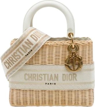 Dior Pre-owned Lady Dior Wicker Handtasche - - Pre-owned - Damen - Beige - ONE SIZE