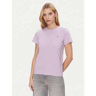 Guess T-Shirt W4YI10 J1314 Violett Regular Fit