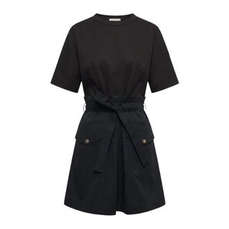 Moncler Kleid - - Jumpsuits & Playsuits - Damen - Schwarzk - L